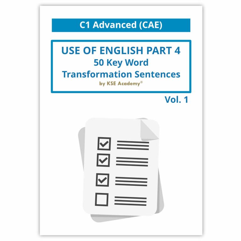 Use of English C1 Advanced (CAE): Guía Completa con Ejercicios | KSE ...